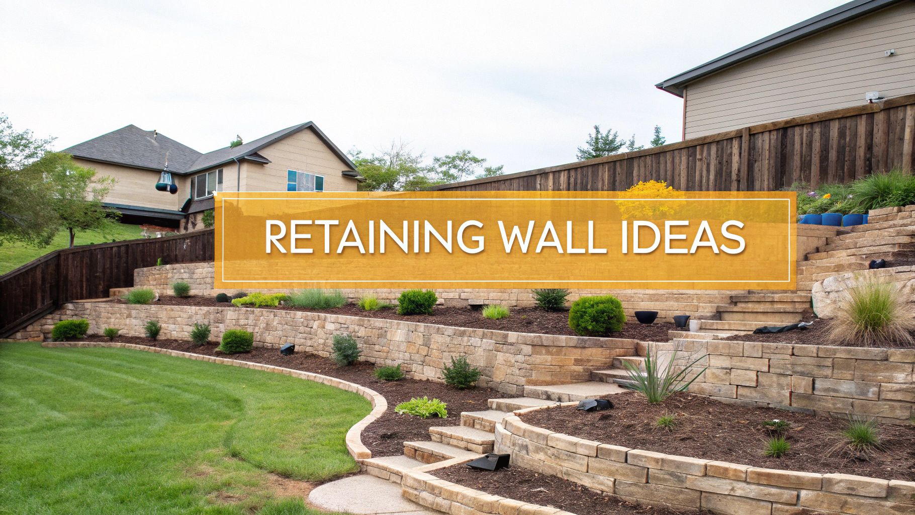 Top 8 Retaining Wall Ideas for Slopes in South Texas (2025) - Fischer ...